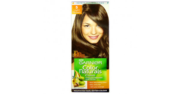Garnier Color Naturals Creme Hair Color - 5 Light Brown : Buy Garnier ...