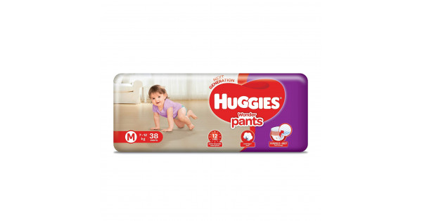 Huggies Wonder Pant Medium (Pack of 38) : Buy Huggies Wonder Pant ...