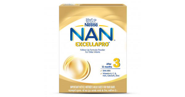 Nan Excella Pro- 3 Powder 400 Gm : Buy Nan Excella Pro- 3 Powder 400 Gm ...
