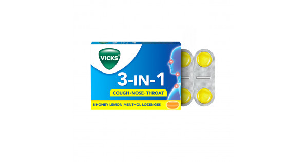 Vicks 3 In 1 1 Nos Lozenges : Buy Vicks 3 In 1 1 Nos Lozenges Online at ...