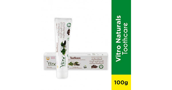 Vitro Naturals Tooth Care Herbal Toothpaste 100g : Buy Vitro Naturals ...