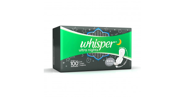 Whisper Ultra Night XXXL With Wings Sanitary Pads (Pack of 10) : Buy ...