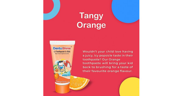 Dentoshine Doraemon Orange Toothpaste (80 Gm)