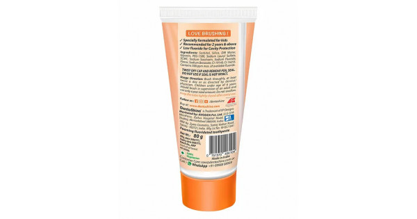 Dentoshine Doraemon Orange Toothpaste (80 Gm)