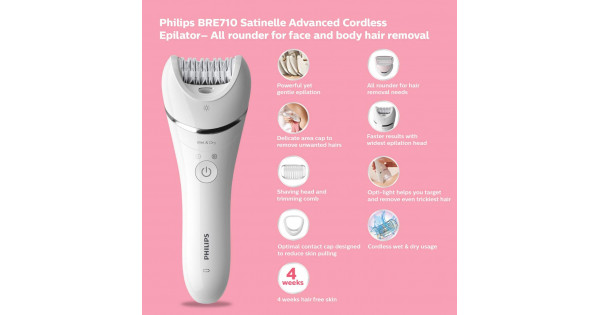 Philips Bre710 00 Wet Dry Epilator
