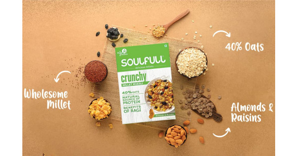 Soulfull Millet Muesli Crunchy 400 Gm : Buy Soulfull Millet Muesli ...