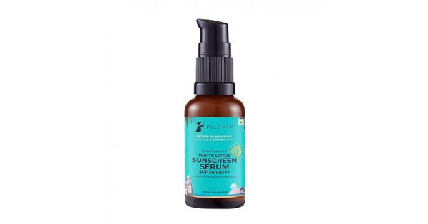 PILGRIM WHITE LOTUS SUNSCREEN SERUM (SPF 50 PA+++) _ 30 ML