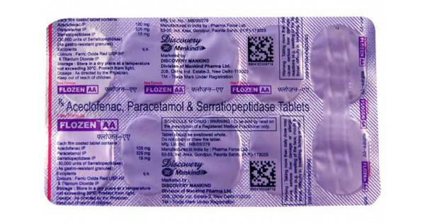 FLOZEN AA 100 MG TAB (PACK-10)