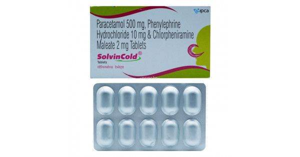 SOLVIN COLD TAB (PACK-10)