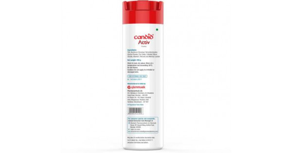 Candid Active Antiperspirant Talc - 100 gm : Buy Candid Active ...