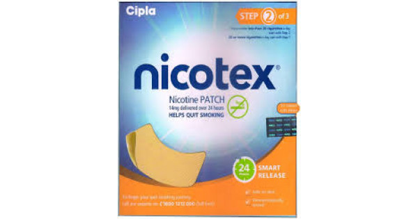 Nicotex Nicotine (Step 2 Of 3) Patch (Pack of 7) : Buy Nicotex Nicotine ...