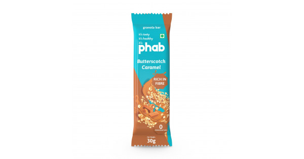 Phab Butterscotch Caramel Granola Bar 30 Gms