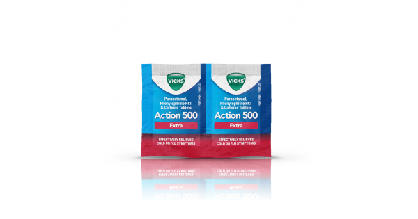 Vicks Action Tab 500 Mg - Pack-10 : Buy Vicks Action Tab 500 Mg - Pack ...
