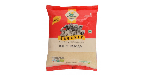 24 Mantra Organic Idly Rava 500 Gms : Buy 24 Mantra Organic Idly Rava ...