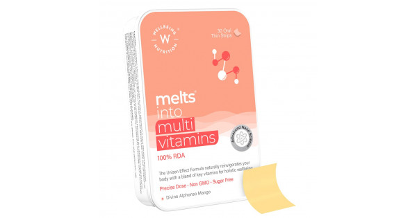 Wellbeing Nutrition Melts Multivitamin Oral Strips : Buy Wellbeing ...
