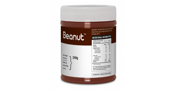 BEANUT CHOCOLATE PEANUT BUTTER CREAMY _ 240 GM