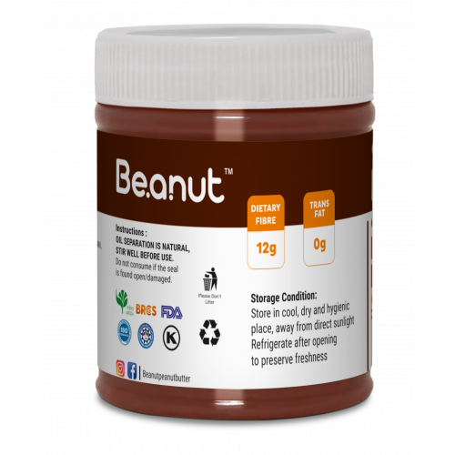 BEANUT CHOCOLATE PEANUT BUTTER CREAMY _ 240 GM